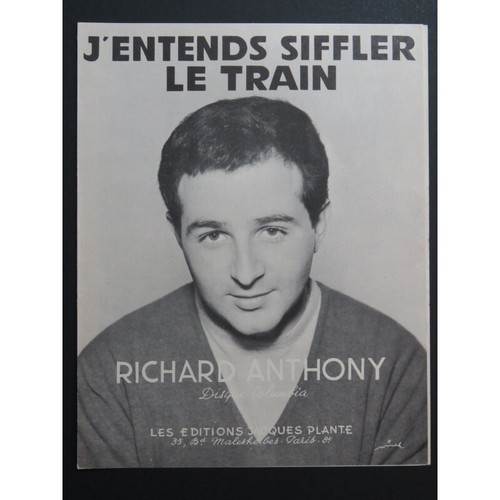 J'entends Siffler le Train Richard Anthony Chant Piano 1962 | eBay