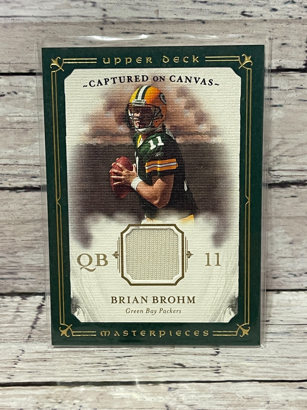 2008 UD Masterpieces Captured on Canvas Jerseys #CC4 Brian Brohm | eBay