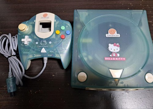 Dreamcast Hello kitty Sega console DC Blue Limited Color Sanrio from ...
