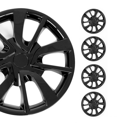 15 Inch Wheel Covers Hubcaps for Audi Black | eBay