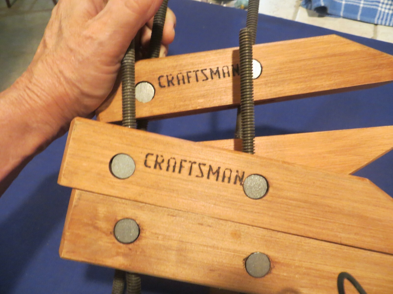 Craftsman 10" Wood Clamps Set Of Two | eBay