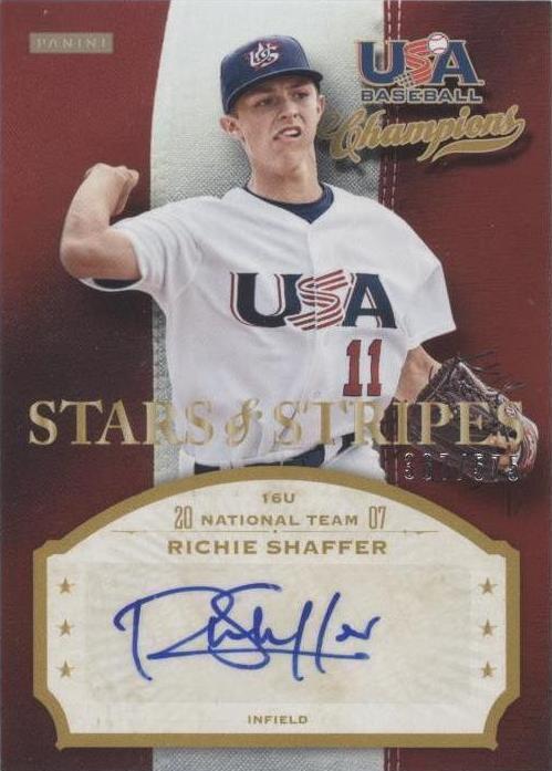 2013 Panini USA Baseball Champions - Stars & Stripes Signatures Richie ...
