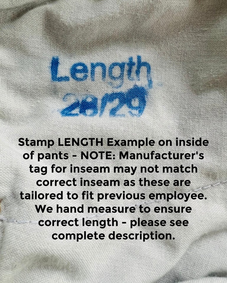 Used Uniform Work Pants Cintas Redkap Unifirst G&K Dickies others WHITE ...