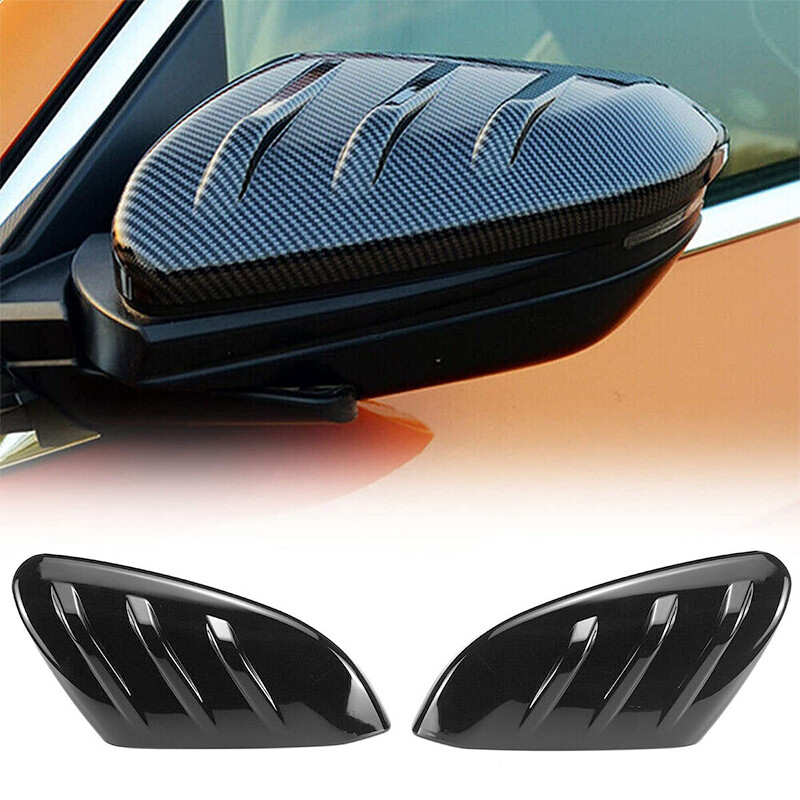Glossy Black Side Wing Mirror Cap Cover Trim For Honda Civic Hatchback ...