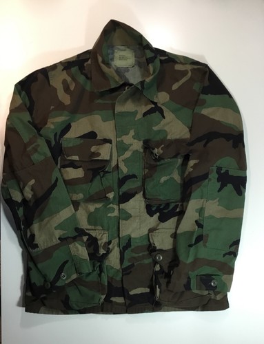 US Military US Army Woodland BDU Shirt Medium Regular 8415-01-084-1647 Coat | eBay