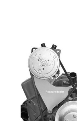 Chevy SBC Steel A/C Air Compressor Bracket Passenger Side Mount Long ...