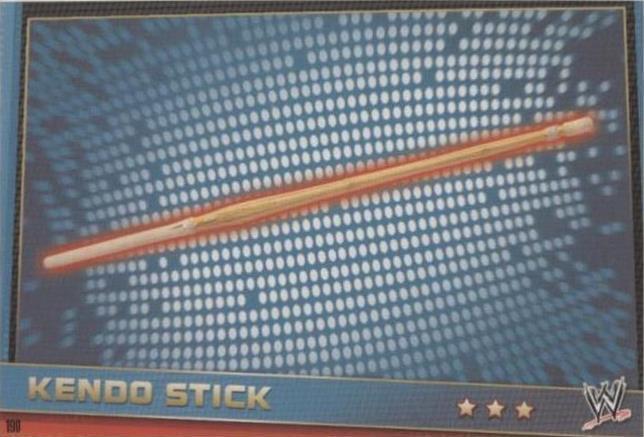 2012 Topps WWE Slam Attax Rebellion - Kendo Stick #190 for sale online ...