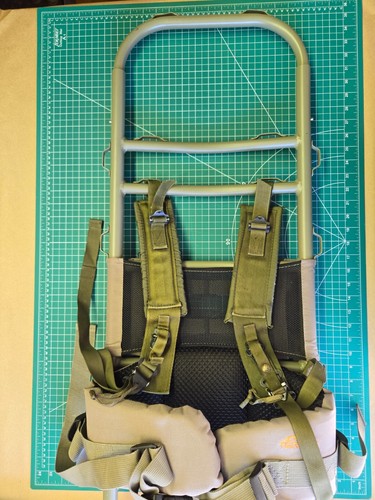 Custom Large Aluminum Rucksack Frame, Complete w/Shoulder Straps & Hip ...