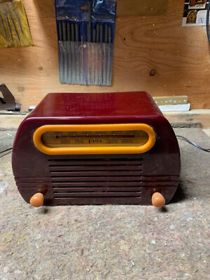 Vintage FADA Model 652 Temple Catalin Radio Butterscotch Bakelite ...
