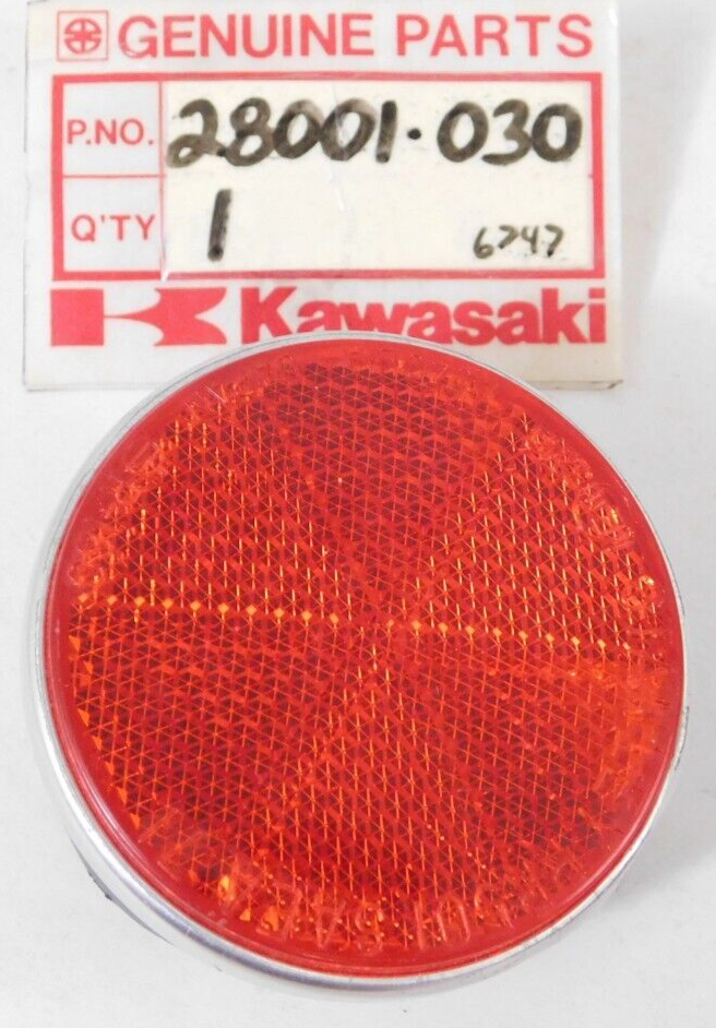 1 NOS Genuine Kawasaki H2 H1 KH S3 S2 S1 Rear Reflex Reflector OEM ...