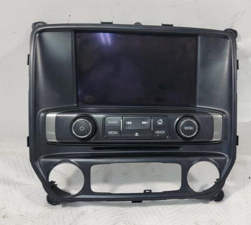 2014 CHEVY SLVERADO 1500 Radio Control Panel WITH SCREEN ID 23176312 ...