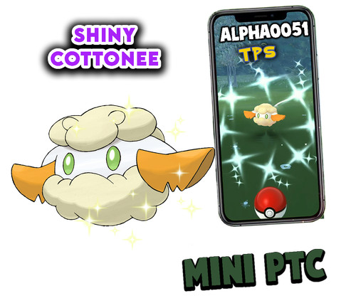 Pokemon Shiny Cottonee Mini P T C 60k | eBay