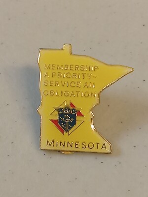 Knights Of Columbus Lapel Hat Tack Pin (K of C) Minnesota Service An ...