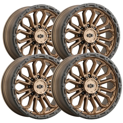 (Set of 4) Vision 405 Korupt 20x10 8x170 -25mm Bronze Wheels Rims 20 ...