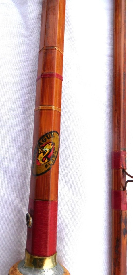 Vintage Montague FLASH Bamboo 8'-6" Fly Rod, 3-Piece & Extra Tip ...