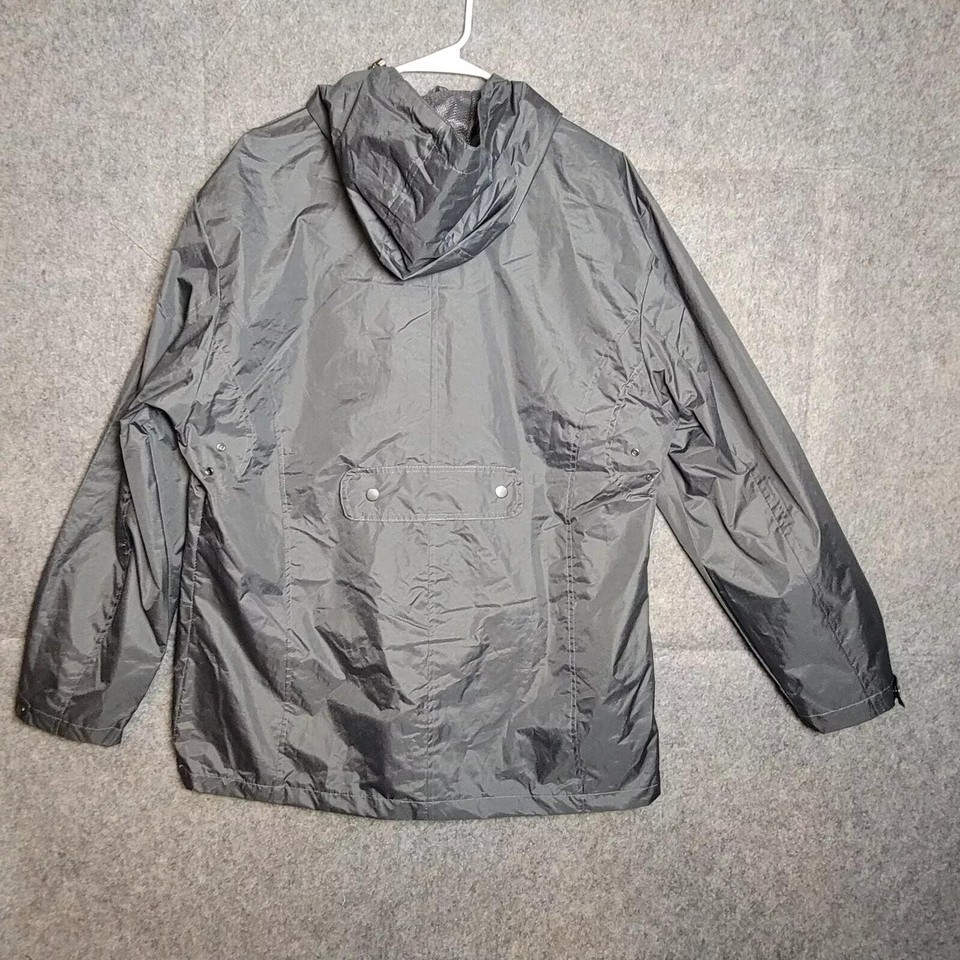Men's Jacket Mack Russo Wind Breaker Hooded Rain Full Zip Coat SIZE X ...