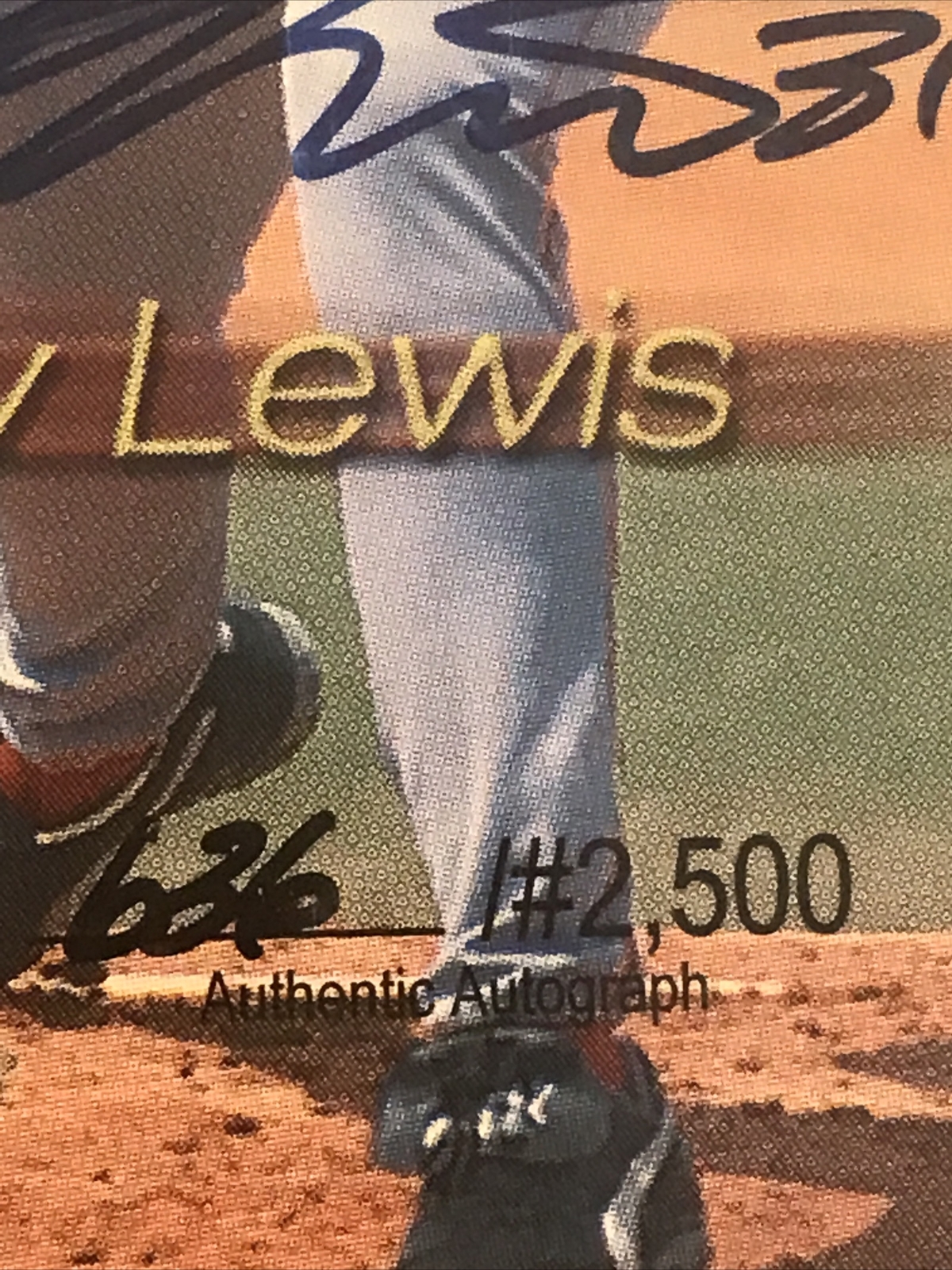 Colby Lewis 2000 Royal Rookies High Yield Certified Autograph 636/2500 ...