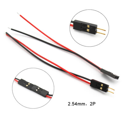 Dupont Jump Wire Male & Female Jumper Cable Lead 2.54mm 2Pin Plug,100mm ...