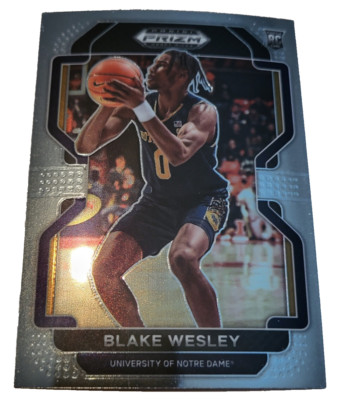 2022 Panini Prizm Draft Picks #68 Blake Wesley Notre Dame Basketball ...