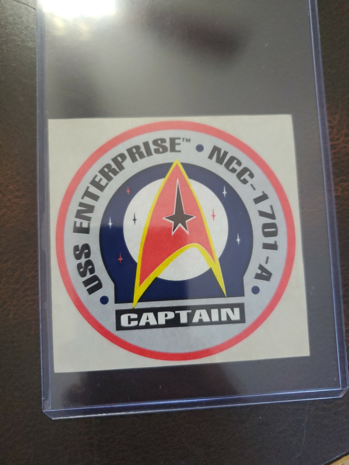 Vintage NOS Star Trek USS Enterprise Captain Stickers NCC-1701-A | eBay