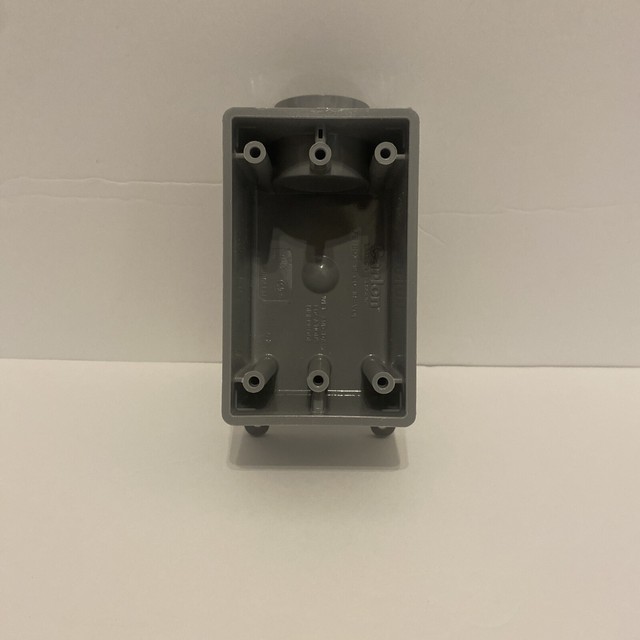 CARLON E980FFN WEATHERPROOF PVC ELECTRICAL FSE BOX NON-METALLIC 1-GANG ...