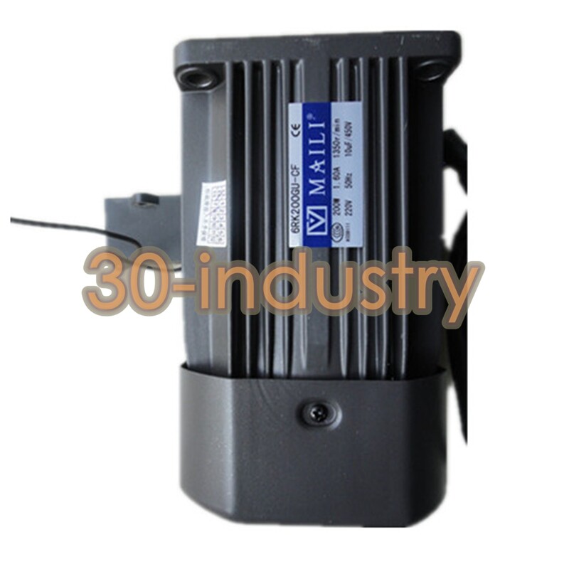 1PCS NEW FOR MAILI 200W optical shaft motor 6RK200GU-CF Retarding motor ...