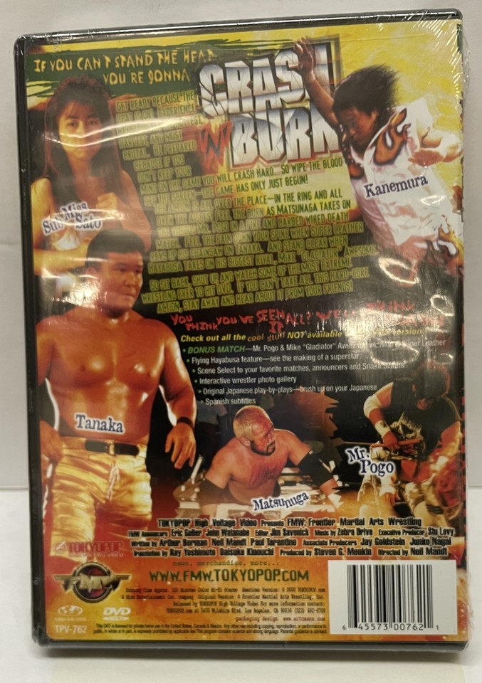 FMW Crash -N- Burn DVD Uncensored Version - NEW STILL SEALED ...