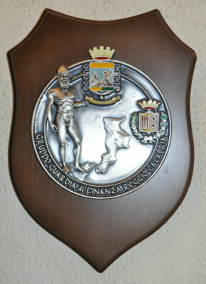 Gruppo Guardia di Finanza Calabria plaque crest shield placca GdF | eBay