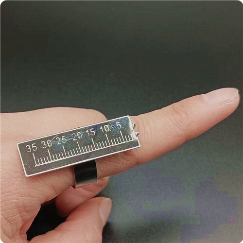 Dental Endo Gauge Finger Ruler Span Measure Scale Endodontic Ring ...