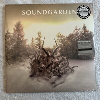 Soundgarden King Animal Vinyl LP Record Chris Cornell Hype Sticker 180G ...