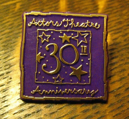 Actors Theatre Lapel Pin - Vintage 30th Anniversary Theater Thespian ...
