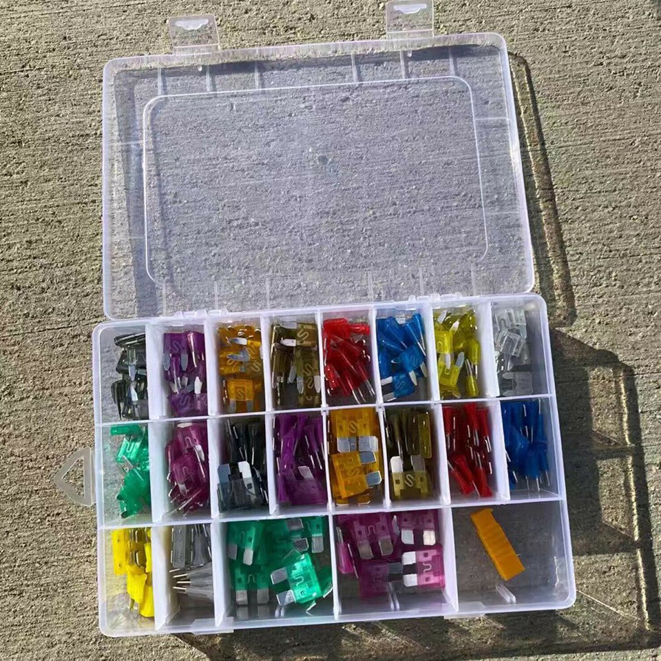 220X Car Blade Fuse Assortment Kit Auto Truck Medium Small Fuse Mixed ...