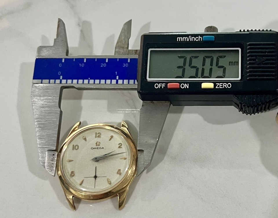 Vintage Omega 18K Gold Watch 265 Caliber Ref. 2619 | eBay