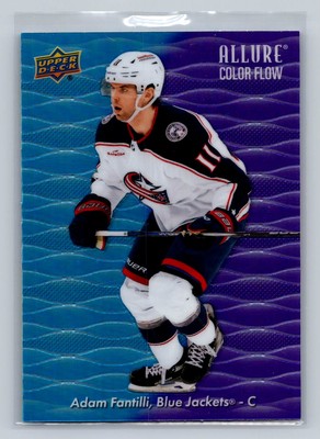 2023-24 Upper Deck Allure Color Flow - Blue-Purple Adam Fantilli ...