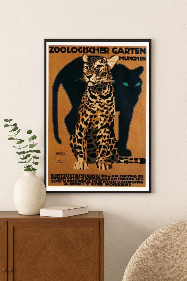 Vintage Zoo Poster: Zoologischer Garten München - 🐆 Exotic Art - Hi-Res ...