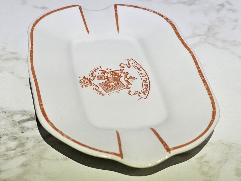 Vtg Madrid Palace Hotel Spain Alvarez Santa Ashtray Fast Shipping | eBay