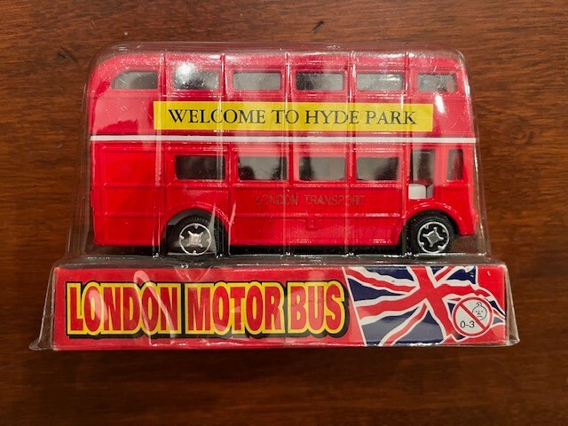 4.5" London Motor Bus - Sightseeing Double Decker London Tour Diecast ...