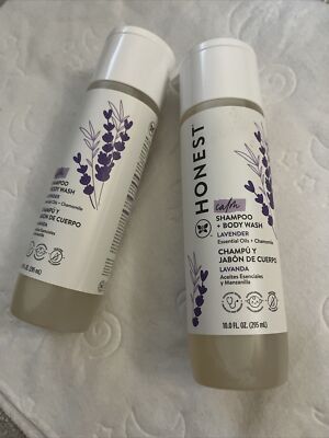 Honest Shampoo + Body Wash Lavender Essential Oils 10.0 Fl Oz/ Pack Of ...
