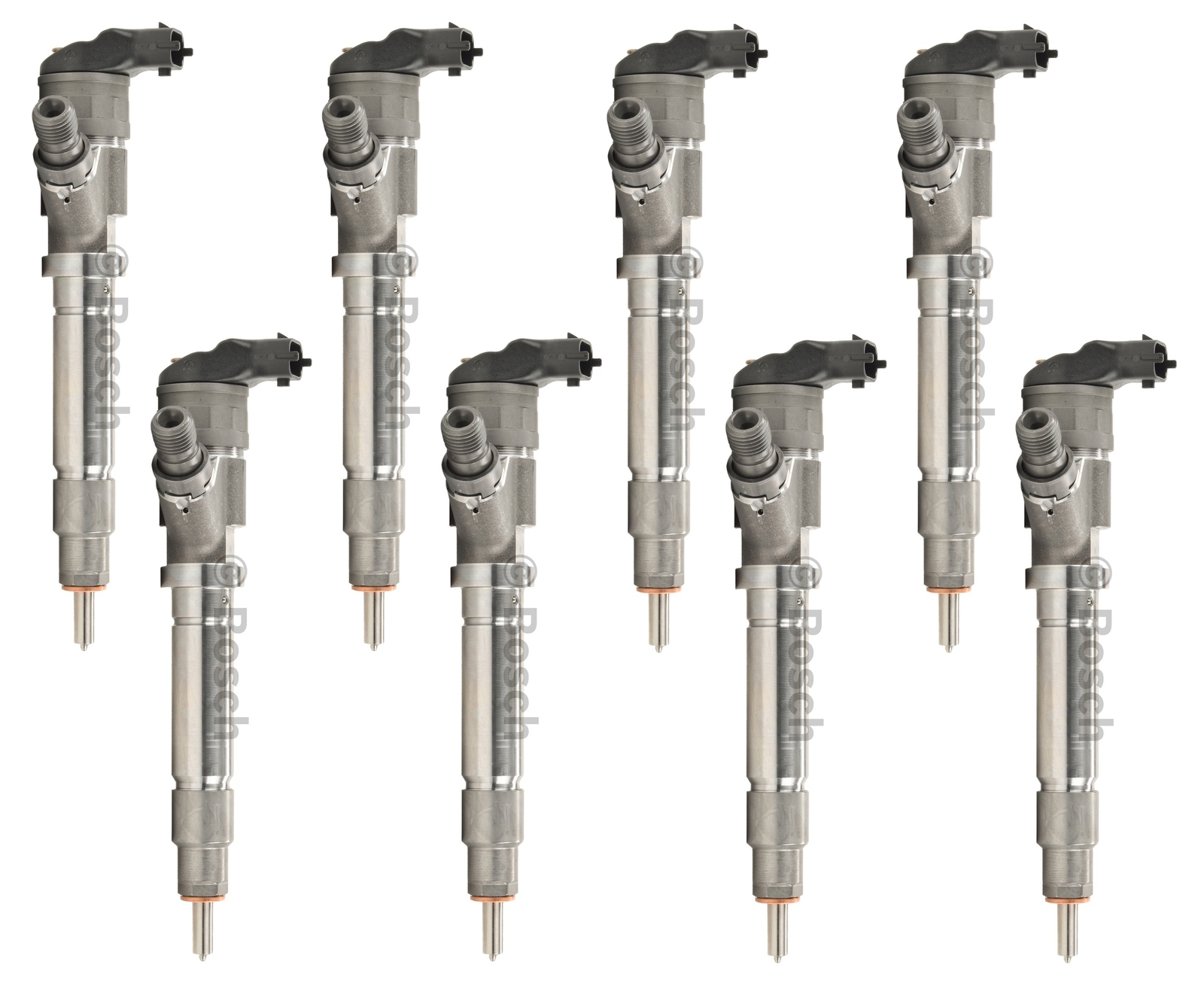 Set of 8 Bosch Fuel Injectors for Chevy Silverado GMC Sierra 2500 HD ...