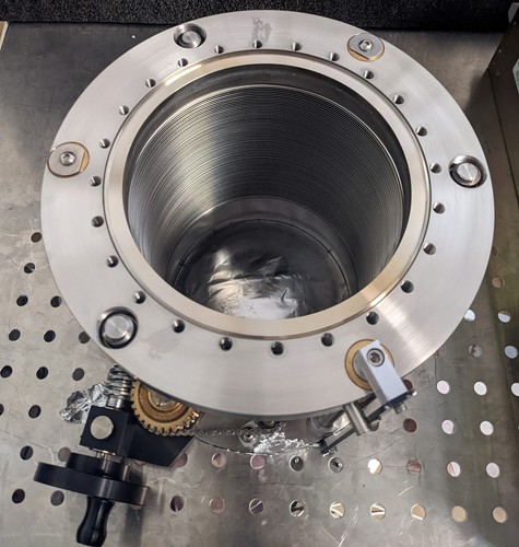 NEW mdc vaccum 10" conflat 6 inch travel UHV vacuum z-axis translation ...