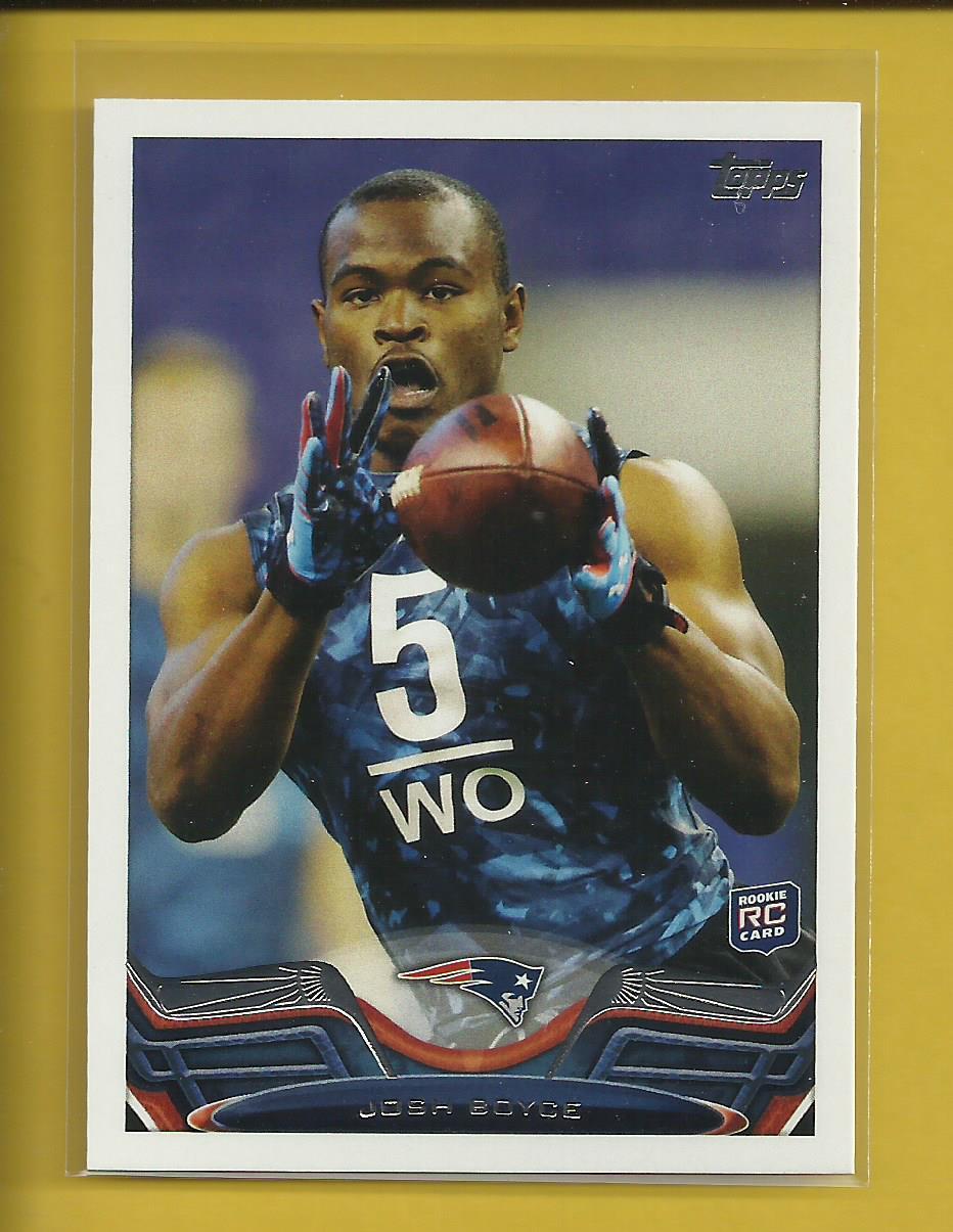 Josh Boyce RC 2013 Topps Rookie Card # 259 New England Patriots ...