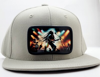 Bob Marley Hat, Removeable Metal Patch,Snapback, | eBay