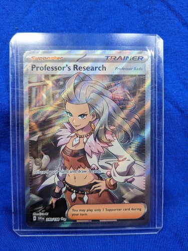 Professor's Research 240/198 Sada Full Art Pokemon Scarlet & Violet NM ...