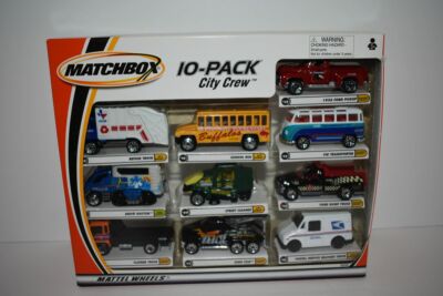 Matchbox 10 Pack City Crew Set 1956 Ford Pickup VW Transporter ++ 2000 ...