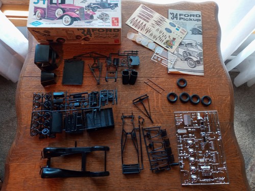 VINTAGE AMT 1934 FORD PICK UP MODEL KIT NIOB- T134 196? | eBay