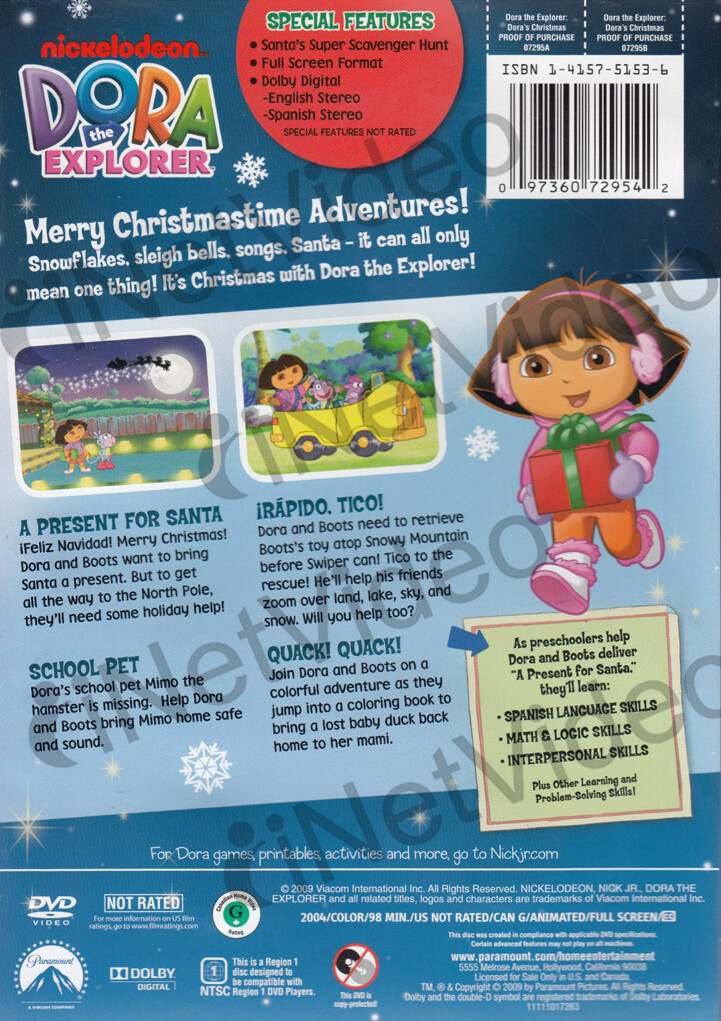 Dora The Explorer A Present For Santa