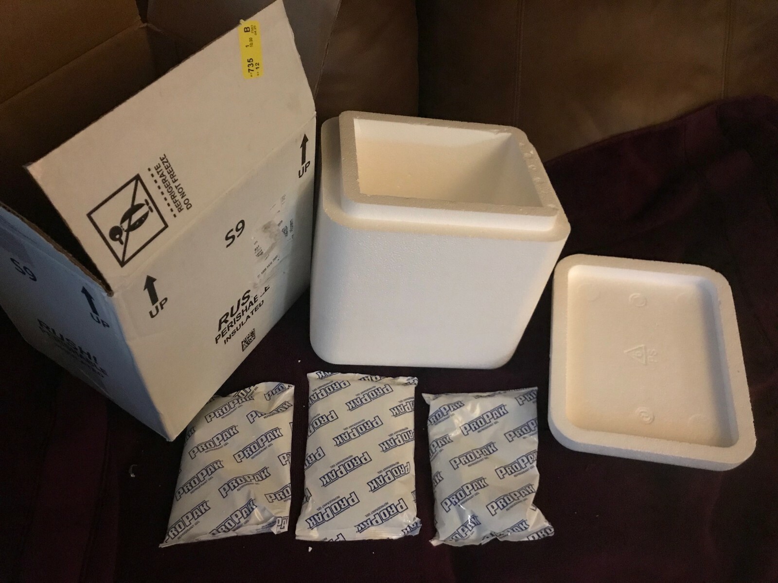 PROPAK Styrofoam Insulated Cooler Multi-sized Shipping Container For ...