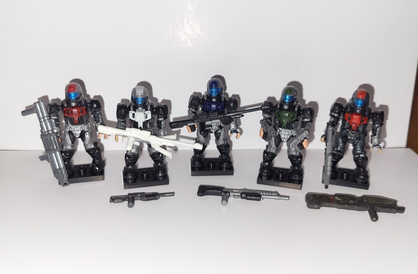 Halo Mega Bloks ODST Specialist Drop Pod Figures Only 96862 96863 96926 ...