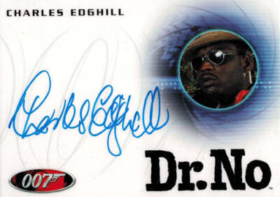 James Bond Archives 2014 Autograph Card A245 Charles Edghill as ...