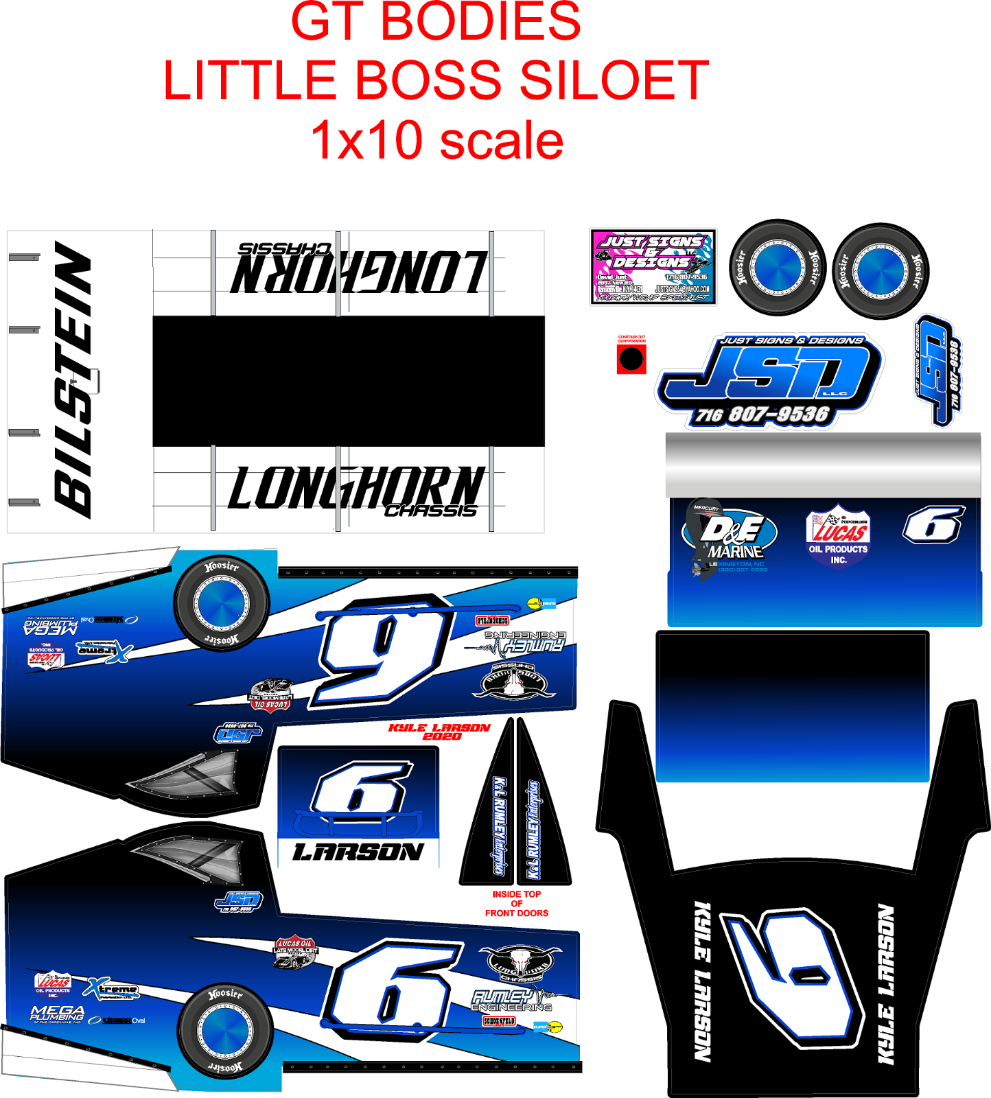 GT BODIES 1X10 SCALE LITTLE BOSS SILOET MOD EDM KYLE LARSON THEME 2020 ...